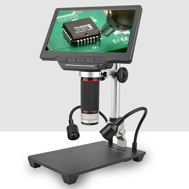 Vividia HM-407 HDMI/LCD/USB Digital Manual Focus Microscope with 7" LC – Inspection Scopes