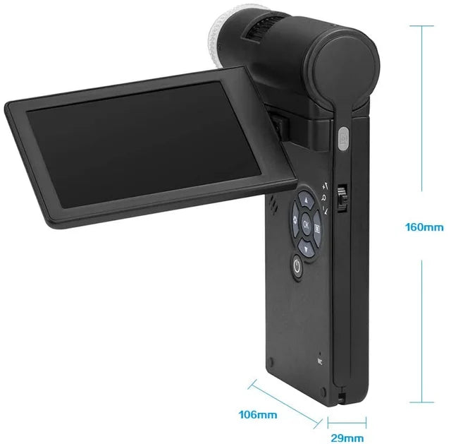 Vividia UM049 LCD 4 Inch Handheld Portable Digital Microscope with 300 ...